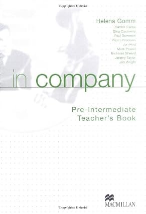Amazon.co.jp: In company. Pre-intermediate. Teacher's Book ...