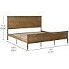 Amazon.com: Flash Furniture Fiona King Wood Platform Bed Frame, Solid ...