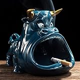 ・ブランド:HQSGDMN・製造元:HQSGDMN・創造的な動物の粗い陶器素材:オリジナルの鉱石粗い陶器の材料が使用され、創造的な動物の形は素朴で、深い円柱は半周囲のデザインにマッチし、効果的に煤の散乱を減らすことができます。・サイズ:18...