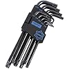 DISEN 9 Pieces Torx Star Allen Wrench Set, Long Arm Star Key Set T10 ...