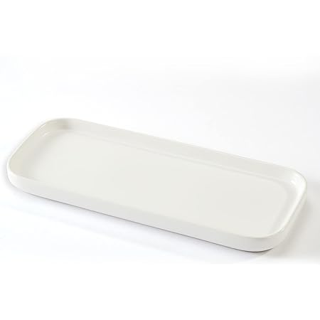 Amazon.com: Ceramic Vanity Tray Small Rectangle, Bathtub Tray Bathroom ...