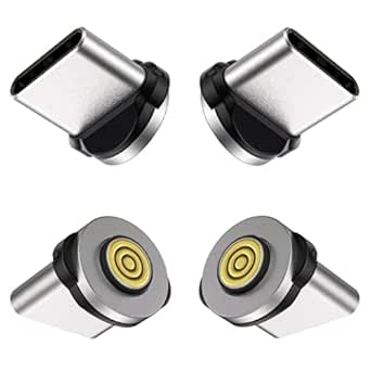 Amazon.com: Raosky Magnetic Charging Tips 5pin Series,(USB-C Tips) 4pc ...