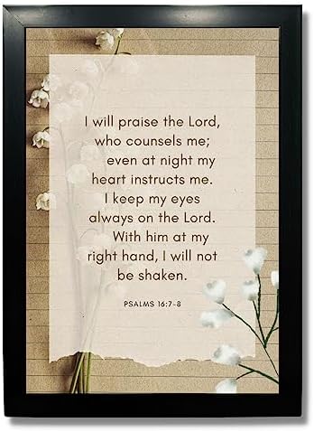 Kagaz Kala - Bible Psalms Wall Frames - Bible Verses Wall Decor for ...