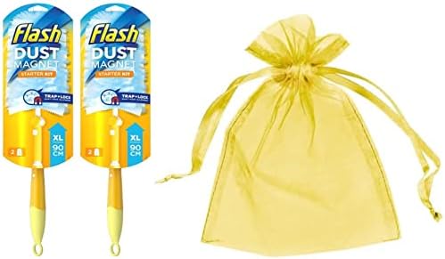 Flash Dust Magnet XL (Handle Extendable to 90cm), Pack of Two, 2 x ...