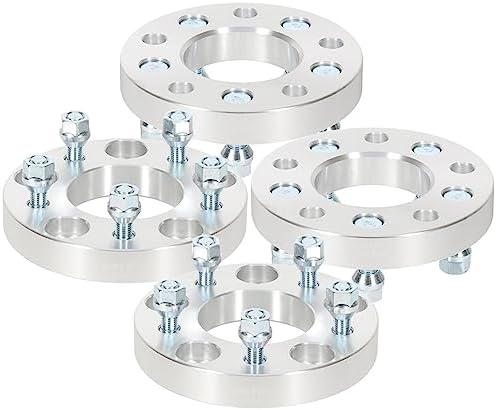 Amazon.com: SCITOO 4Pcs 5x5 to 5x4.75 Wheel Adapters 1 inch Thread ...
