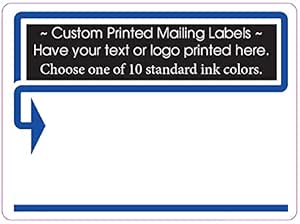 Amazon.com : Custom Printed Mailing Labels with Your Logo, Image or ...