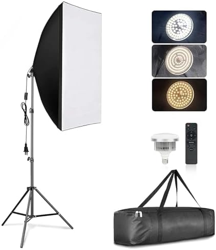 TDOO Softbox Photography Lighting Kit, Professional Photo Studio ...