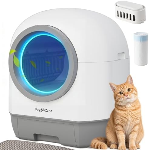 Amazon.com: Keygarzone Smart Self Cleaning Automatic Cat Litter Box ...