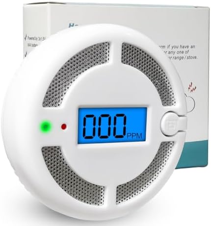 Carbon Monoxide Detector,Battery Powered CO Monitor Alarm for Home ...