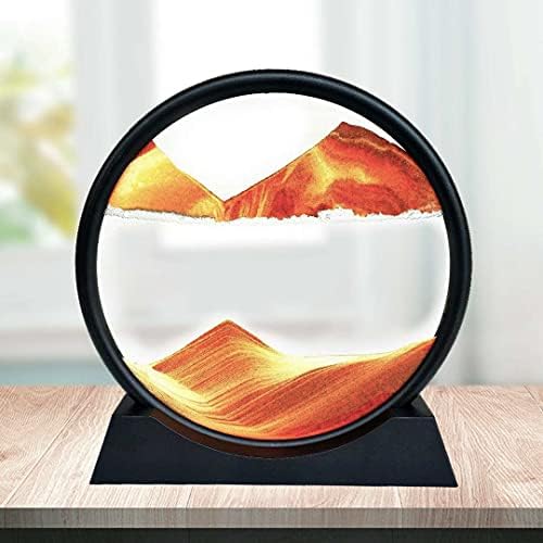 ITTA Moving Sand Art Picture, 3D Dynamic Sand Art Liquid Motion, Round ...