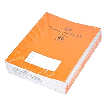 Fis Exercise Books Plain, 80 Pages, Pack Of 12 Pieces, 16.5 X 21 Cm ...