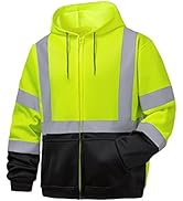 DPSAFETY Reflective Rain jackets for men waterproof,Hi Vis Safety Coat With Reflective Strips ...