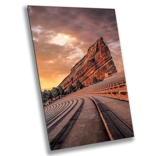 Amazon.com: Red Rock/Rocks Amphitheater - Print/Canvas/Acrylic/Metal ...