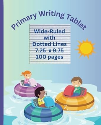 Amazon.com: Primary Writing Journal For Grades K-2 With Dotted Midline ...