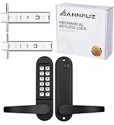 ANNFUZ Mechanical Keyless Entry Door Hanldle Lock with Keypad,Double ...
