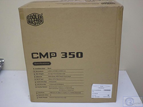 Cooler Master Elite 350 (CMP 350) - Mid Tower Computer Case with Included 500W Power Supply ...