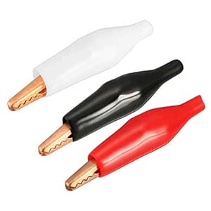 uxcell Copper Alligator Clips Electrical Crocodile Clamps Jumper ...