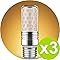 gezee E12 LED Corn Bulbs,15W LED Candelabra Light Bulbs 120 Watt ...