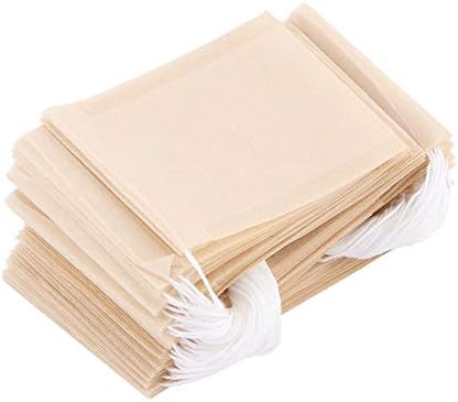 Amazon.com: 100 Pcs Disposable Tea Bags For Loose Leaf Tea, Unbleached ...