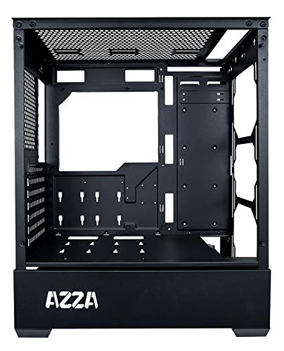 AZZA Apollo 430B-DF2 Tower Case Black/Grey Tempered Glass