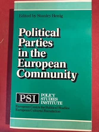Amazon.com: Political Parties in the European Community: 9780043290255 ...