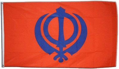 Sikhism Flag 60 x 90 cm : Amazon.com.be: Sports & Outdoors