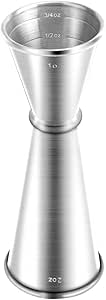 Amazon.com: Jigger for Bartending, Briout Double Cocktail Jigger Japanese Premium 304 Food Grade ...