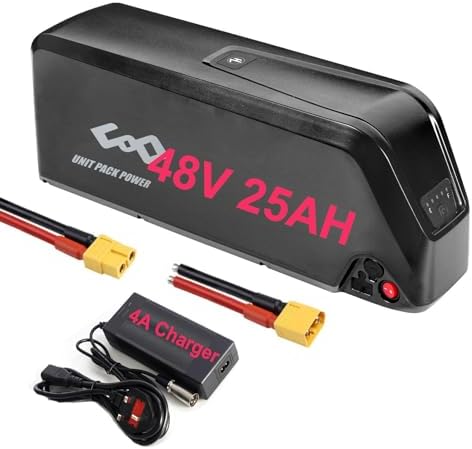 (UK Warehouse) Ebike battery 48V 25AH Lithium electric bike battery for 48V Max 1500W 1000W 750W ...