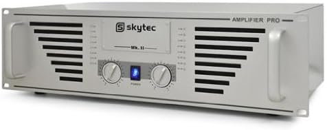 Skytec PRO-2000 Watt DJ PA Amplifier 19" Rack Mountable - Silver ...
