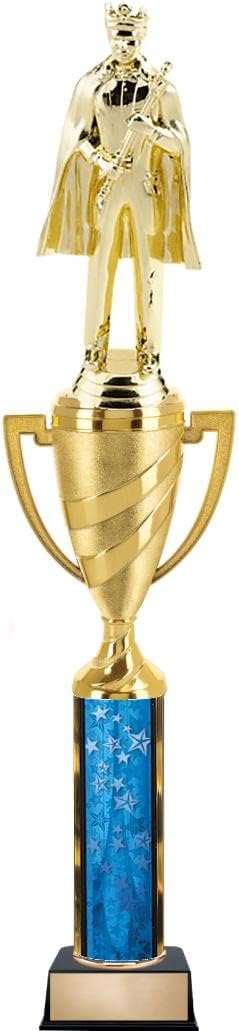 Amazon.com : King Trophies - 14" Beauty King Trophy with Gold Cup ...