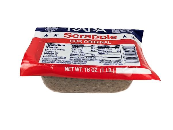 Amazon.com: RAPA Scrapple 16 Oz (4 Pack) : Grocery & Gourmet Food