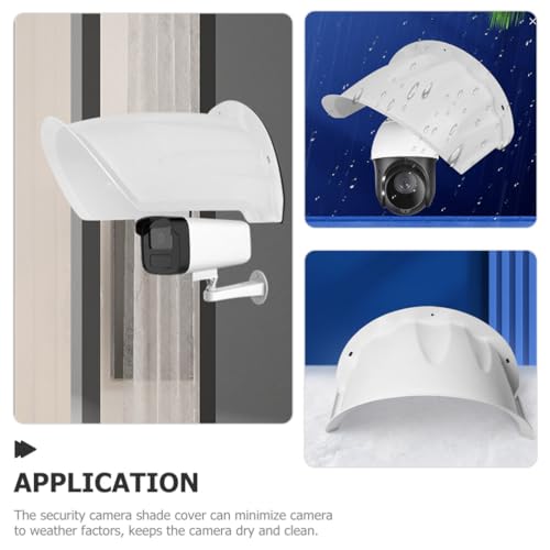 UKCOCO Security Camera Sun Rain Shield Cover:Outdoor Camera Security ...