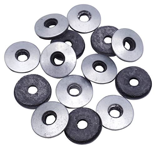 SKIR’CO (Pack of 200 pcs) Zinc Plated M16 Washers With EPDM Rubber ...