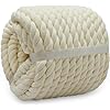 Amazon.com: BONSINY Natural White Rope 1/2 inch x 100 feet Nautical ...