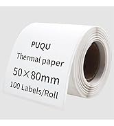 Amazon.com : PUQU 40x30mm Direct Thermal Sticker Labels, Self-Adhesive ...