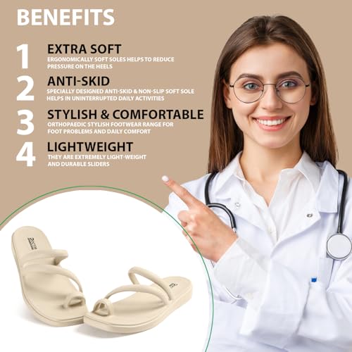 DOCTOR HEALTH SUPER SOFT Premium Women's Trendy Triple Strap EVA ...
