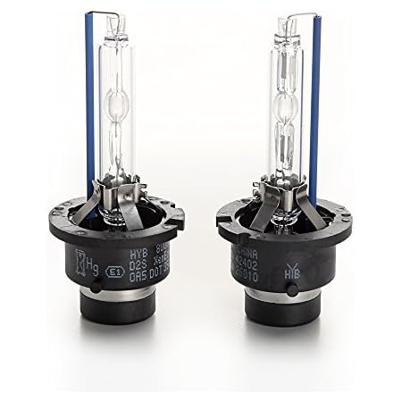Amazon.com: HYB 8000K 35W D2S Auto Xenon HID Headlight Replacement Bulb (Pack of 2) : Automotive