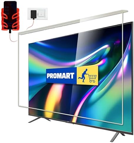 PROMART 65 Inch LED TV Screen Protector Glass | 4K Smart TV Guard | Non ...