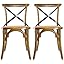 Amazon.com - 2xhome Set of 2 White Mid Century Modern Farmhouse Antique ...