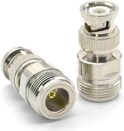 Amazon.com: Ahoaepy 2PCS N to BNC CB Radio Adapter, Low Loss N Female to BNC Male Antennas ...