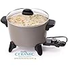 Amazon.com: Presto Big Kettle Ceramic Deep Fryer/Multi-Cooker: Home ...