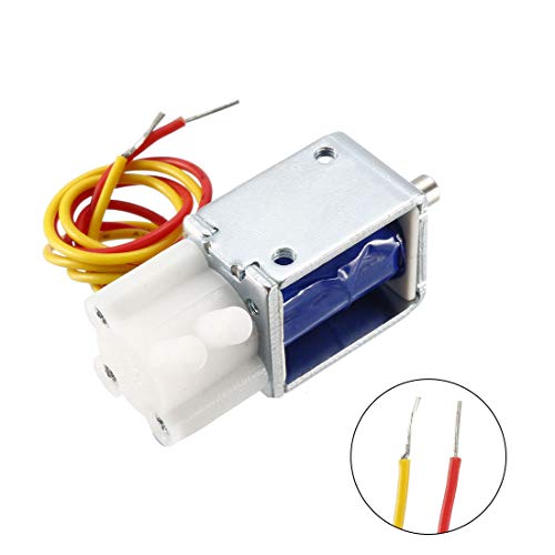 uxcell Miniature Solenoid Valve 2 Position 3 Way DC12V 0.19A Water Air ...