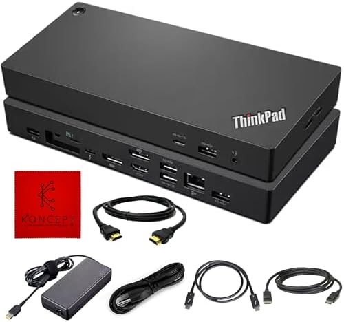 Amazon.com: Lenovo ThinkPad Docking Station 40AY0090US USB-C Dock (40AY ...