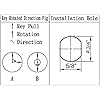 Gun Cabinet Homak Toolbox Lock 5/8" Replacement Lock Keyed Alike ...