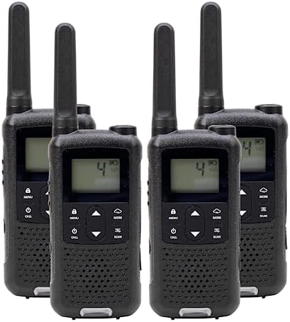 Haiz Kit 4 Rádios Mini Walkie Talkie Pmr 446 16 Canais HZ-T22 | Amazon ...