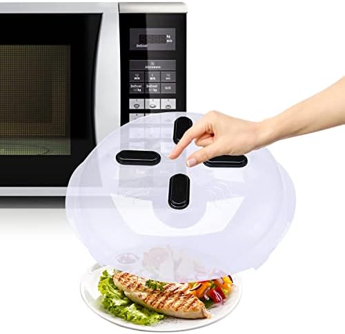 Magnetic Microwave Cover for Food - Microwave Splatter Cover 11 12 ...