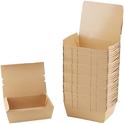 Amazon.com: LEXININ 50 Pack 71 Oz Kraft Paper Takeout Boxes, Brown Take ...