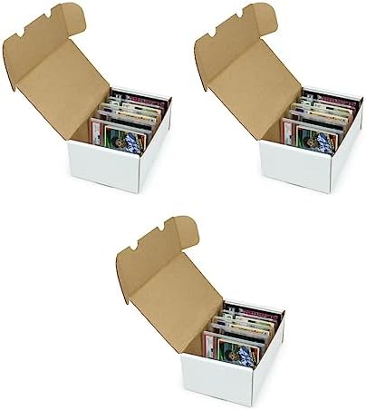 Guardz 3 x Graded Card Cardboard Storage Box - Holds 30 graded cards ...