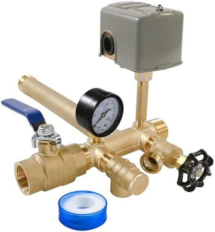 1"x 11"Well Pressure Tank Tee Kit for Water Well Pressure Tank with 40 ...