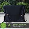 Enzeno Garden Furniture Cover,250X180X90cm Garden Table Cover ...